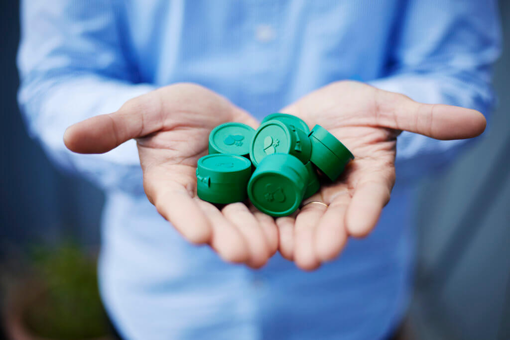 Ecover | RECYCLED PLASTIC CAPS